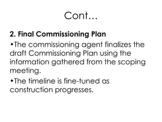 Commissioning and Operations | PPT