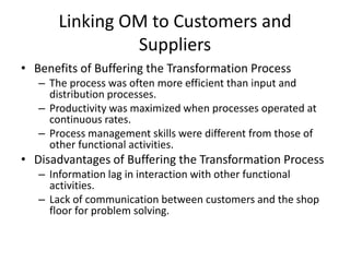 Operation management | PPTX