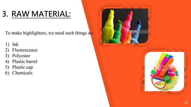 Operation management of Highlighter Pen. | PPT