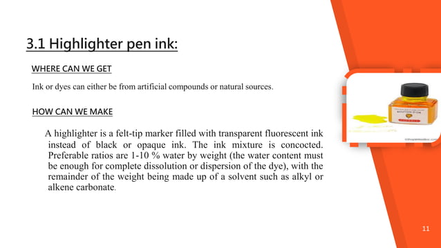 Operation management of Highlighter Pen. | PPT