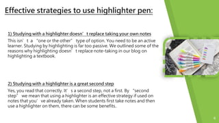 Operation management of Highlighter Pen. | PPT