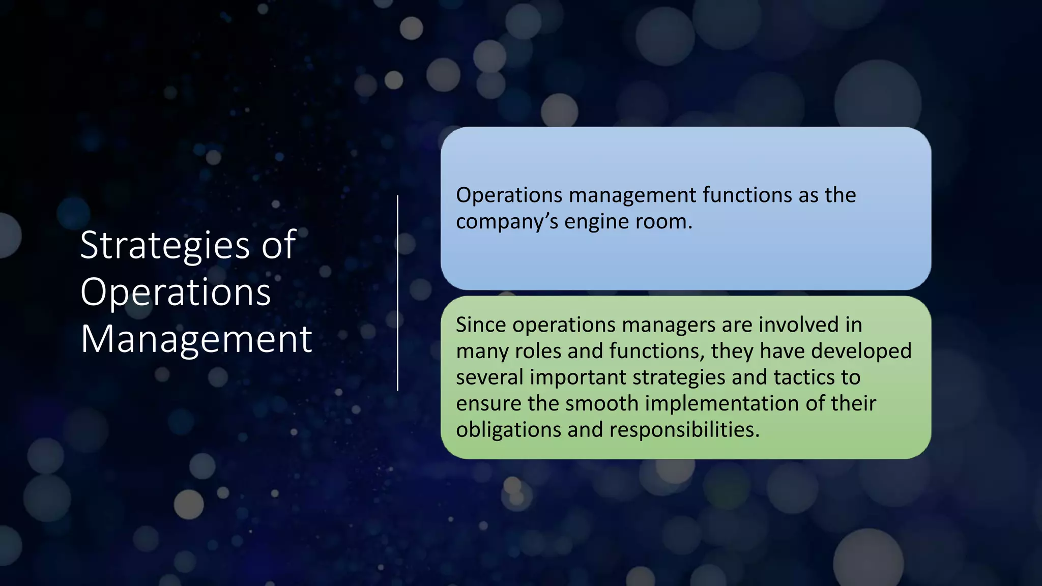 Healthcare Operation Management | PPTX