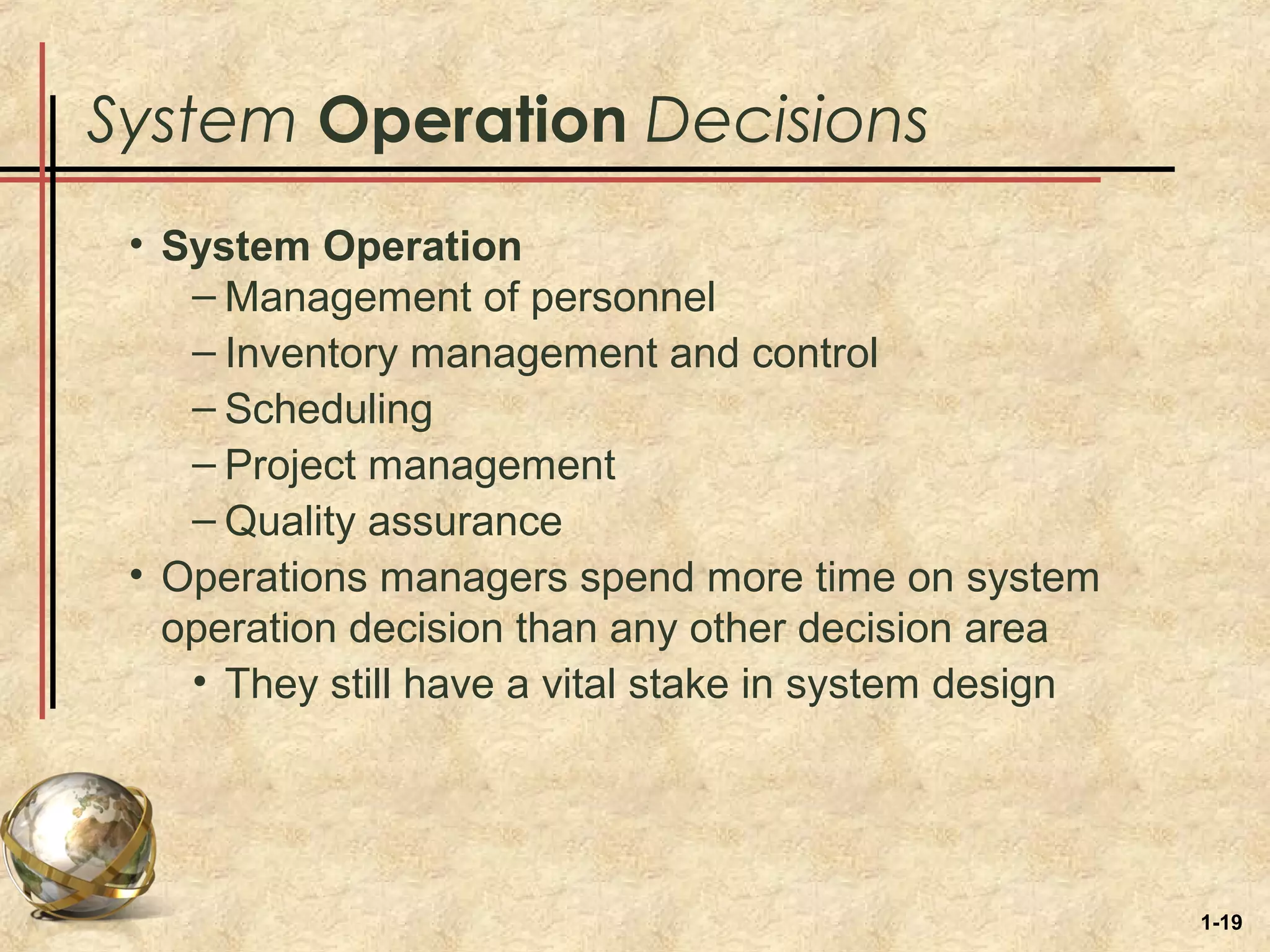Operation management intro | PPT