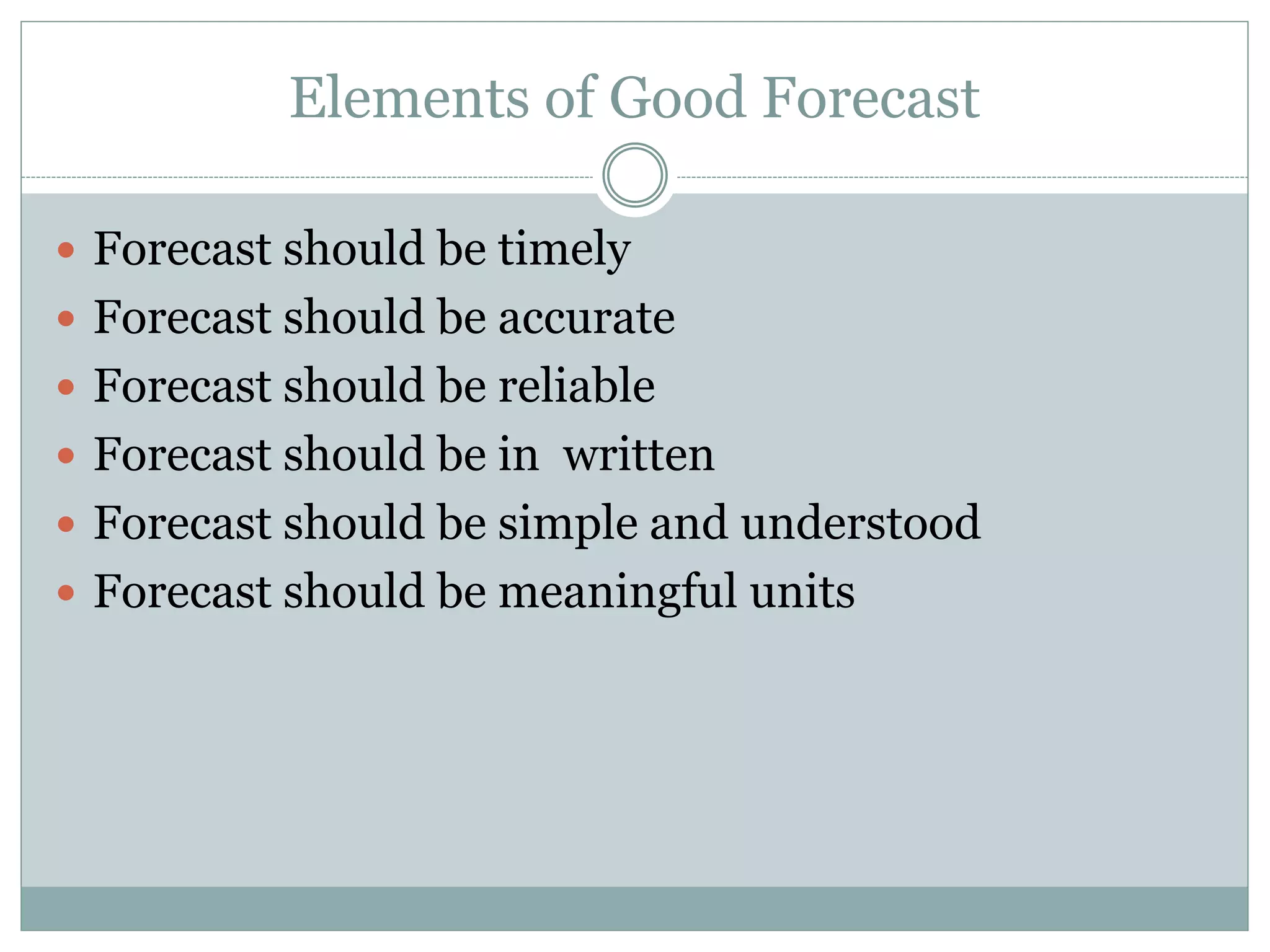 Forecasting -Operation management presentation | PPTX