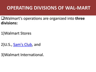 Presentation on Walmart | PPTX