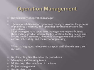 Operation management | PPT