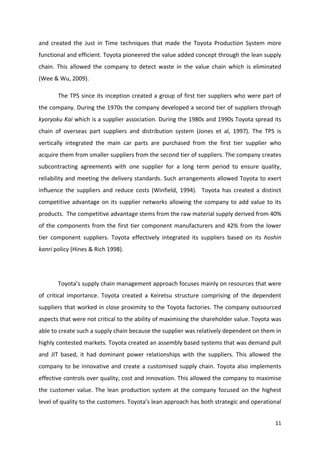Operation management, toyota production system | PDF