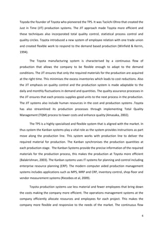 Operation management, toyota production system | PDF