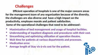 operational managment in healthcare settings | PPTX