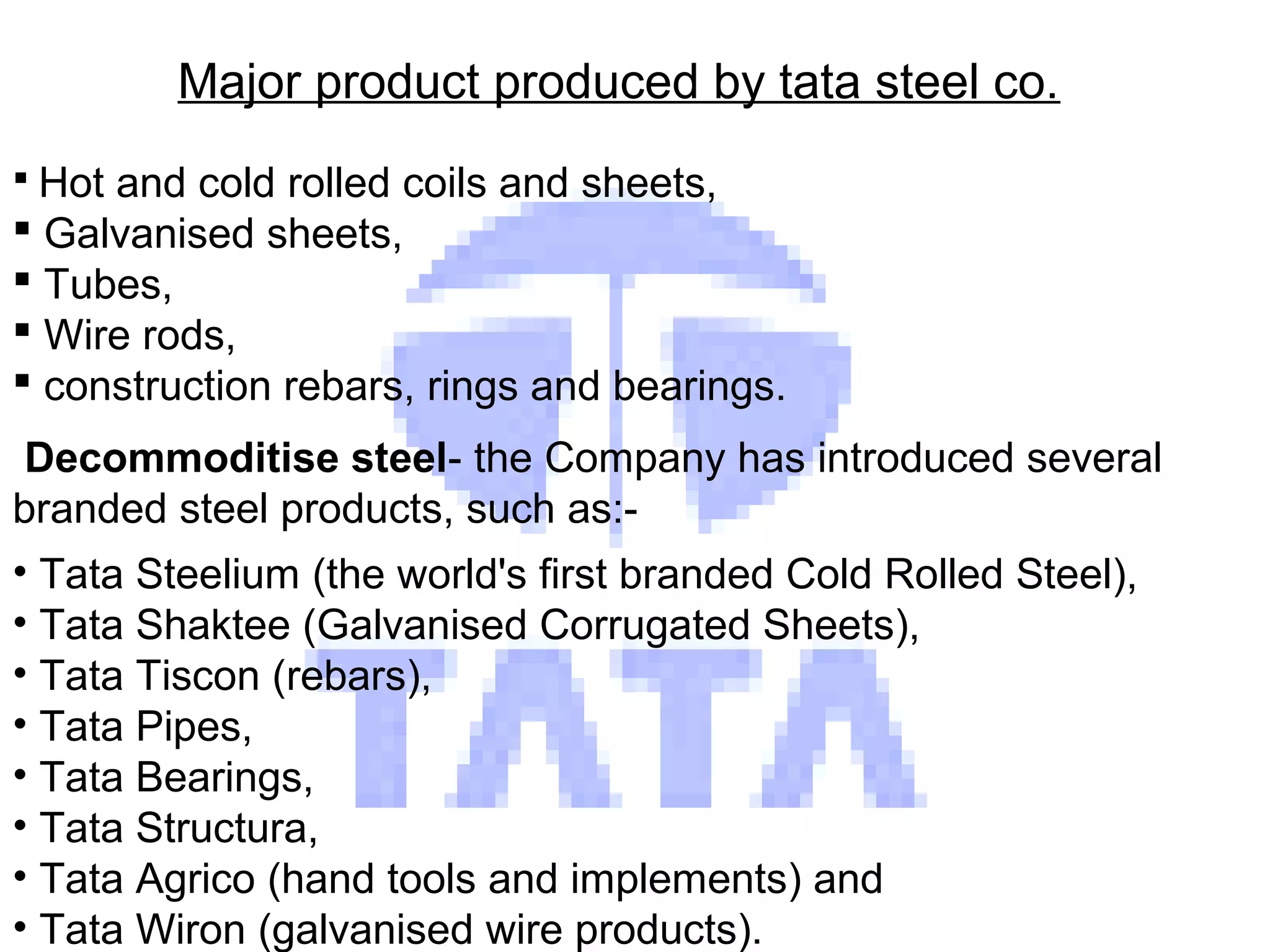 Tata Steel-ppt | PPT