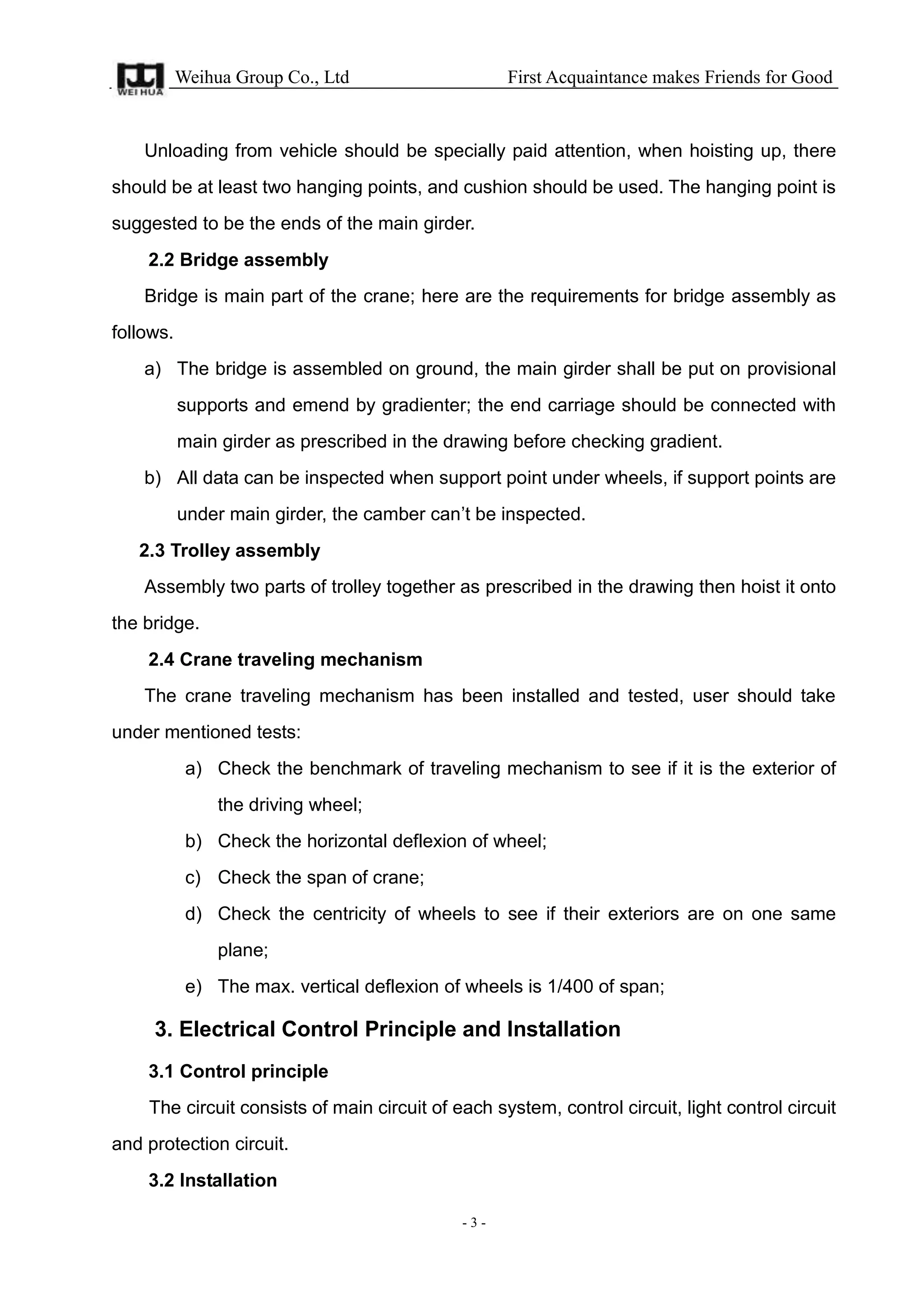Operation manual of overhead__ crane.DOC