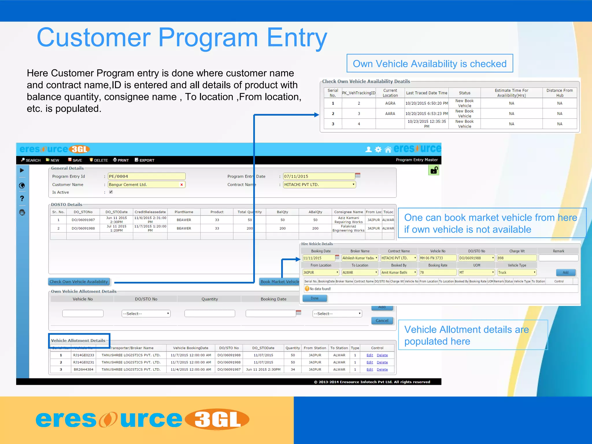 Eresource 3gl Erp Erp For Transportation Business Operation Module
