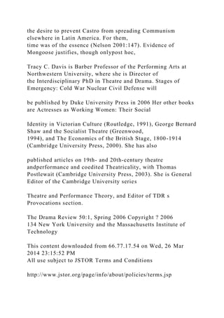 Operation Northwoods The Pentagons Scripts for Overthrowing .docx