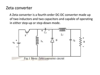 Operation of brushless dc motor drive with zeta | PPTX