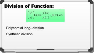 Operation of functions and Composite function.pdf