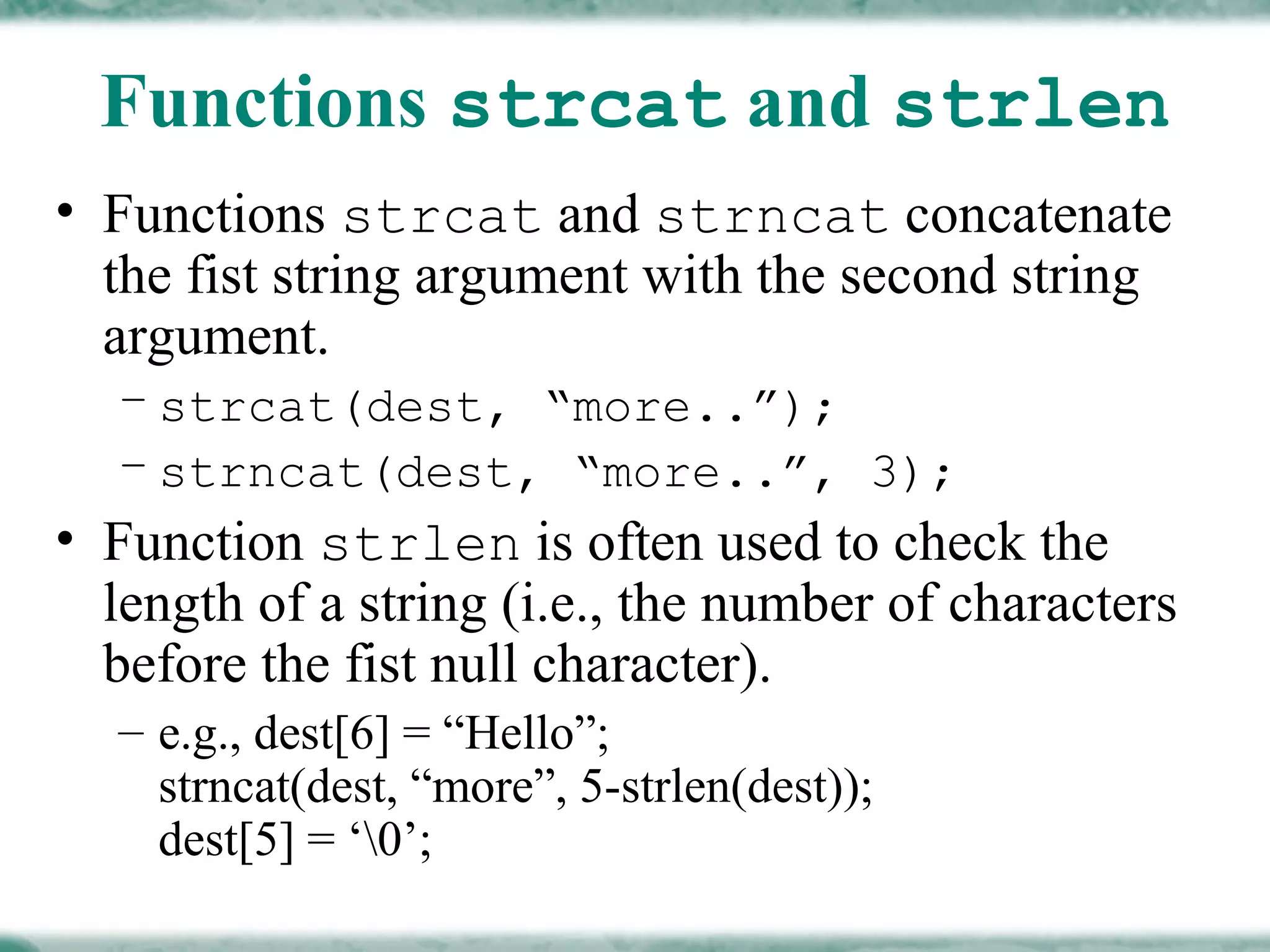 Operation On String Presentation Ppt Programming Languages Computing 7954