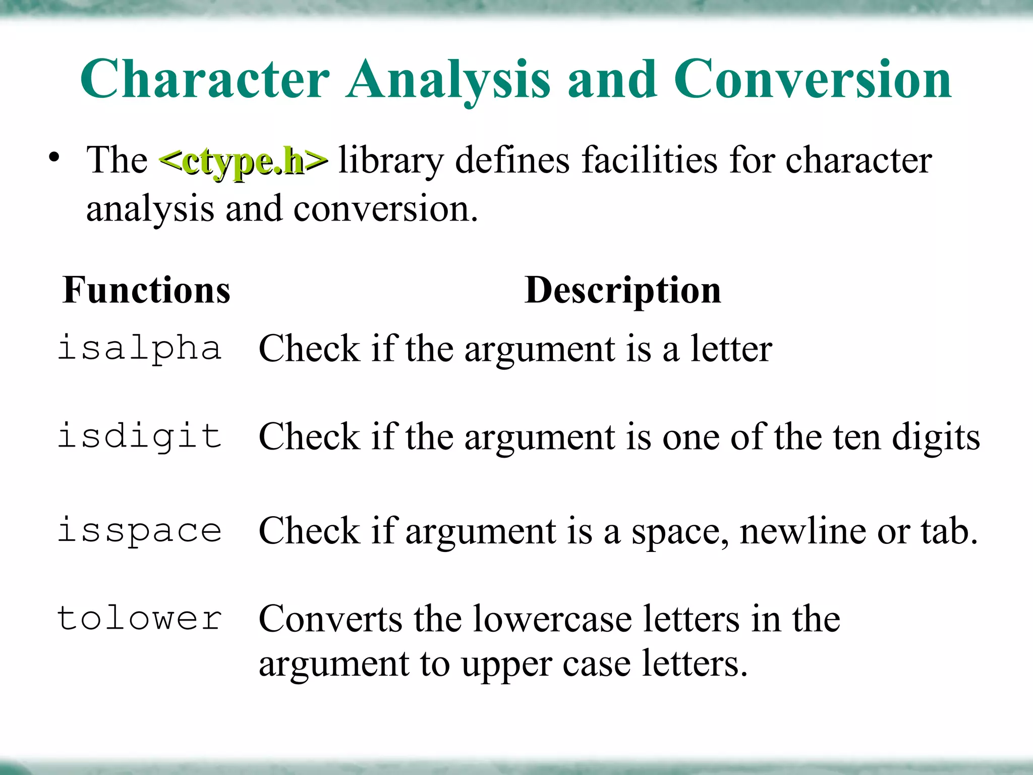 Operation on string presentation | PPT