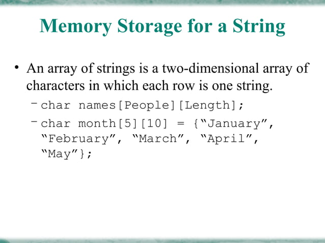 Operation On String Presentation Ppt Programming Languages Computing 5472