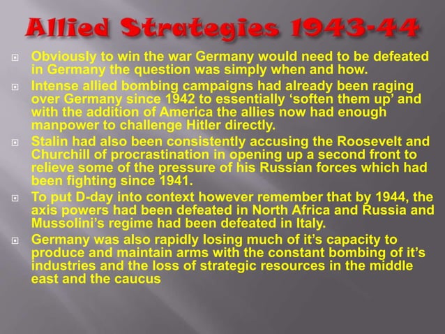 Operation overlord _d_day | PPT