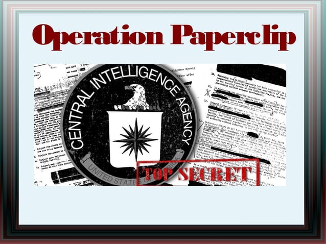 Cocktails With the CIA, Episode 8, Operation Paperclip | PPT