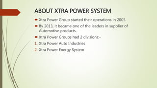 Xtra Power System | PPTX