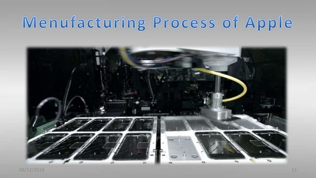 Operation process of apple