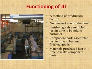just in time | PPT | Manufacturing Industry | Industries