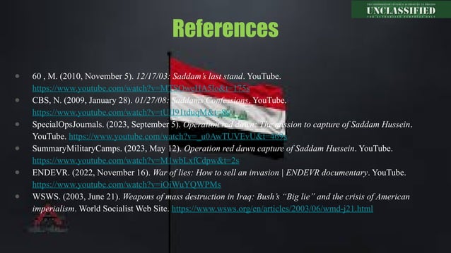 The History Of Operation Red Dawn and Bin Laden's Capture | PPTX