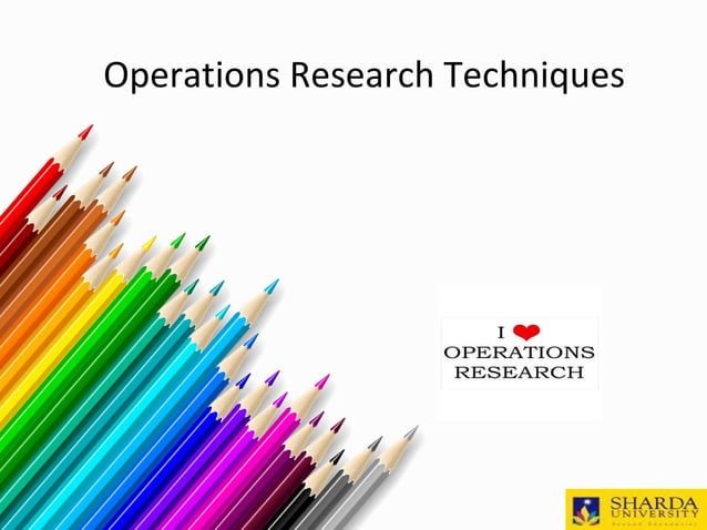 Operations research | PPT