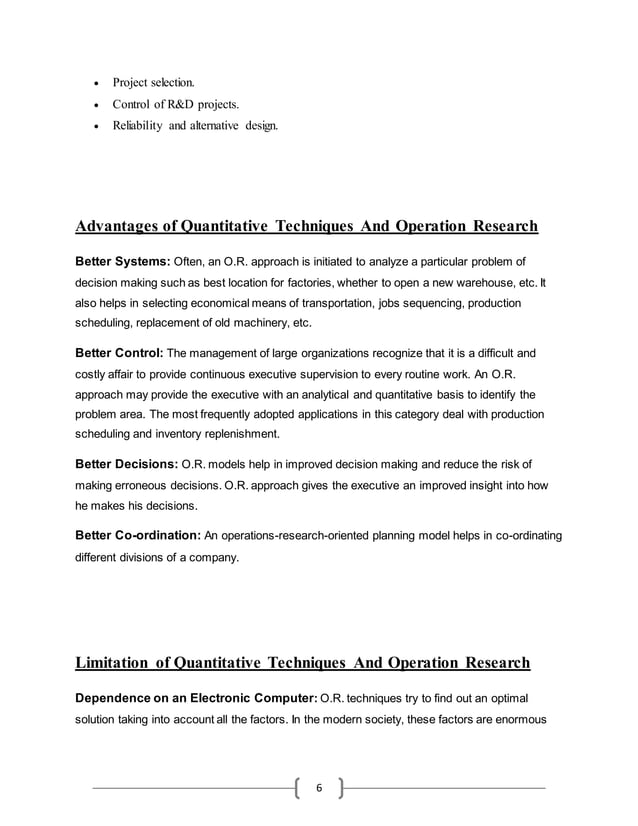 Operation research | PDF