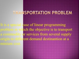 Operation research | PPT