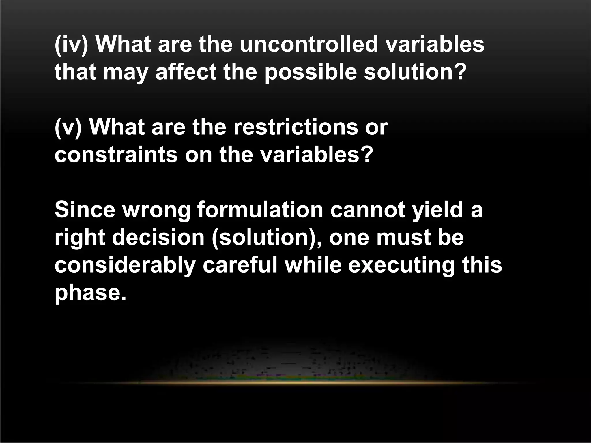 Operation research (definition, phases) | PDF