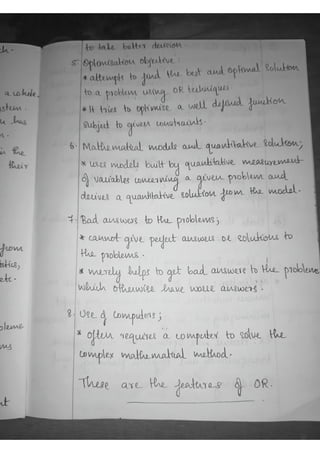 operation research question paper question answers | PDF