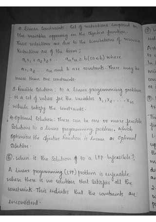 operation research question paper question answers | PDF