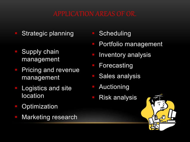 Operation research and its application | PPTX | Computer Software and ...