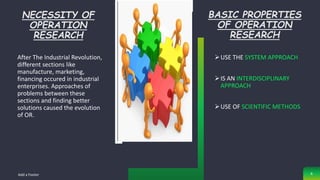 Operation research and its application | PPTX
