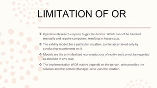 Operations Research | PPT