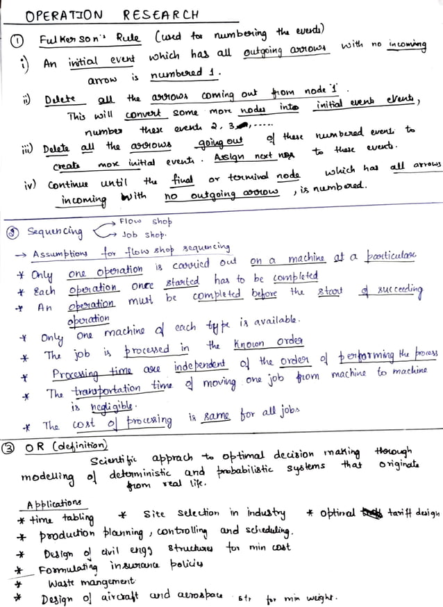 OPERATION RESEARCH_Cheat sheets.pdf | Computer Software and ...