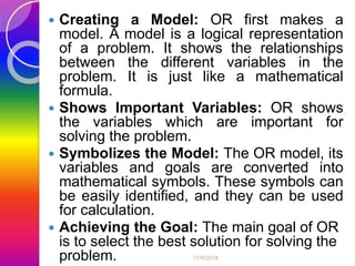 Operation research ppt chapter one | PPTX