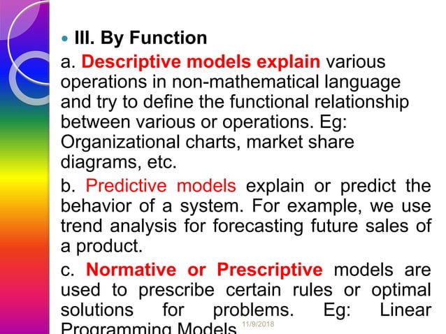 Operation research ppt chapter one | PPTX | Business | Business and Finance
