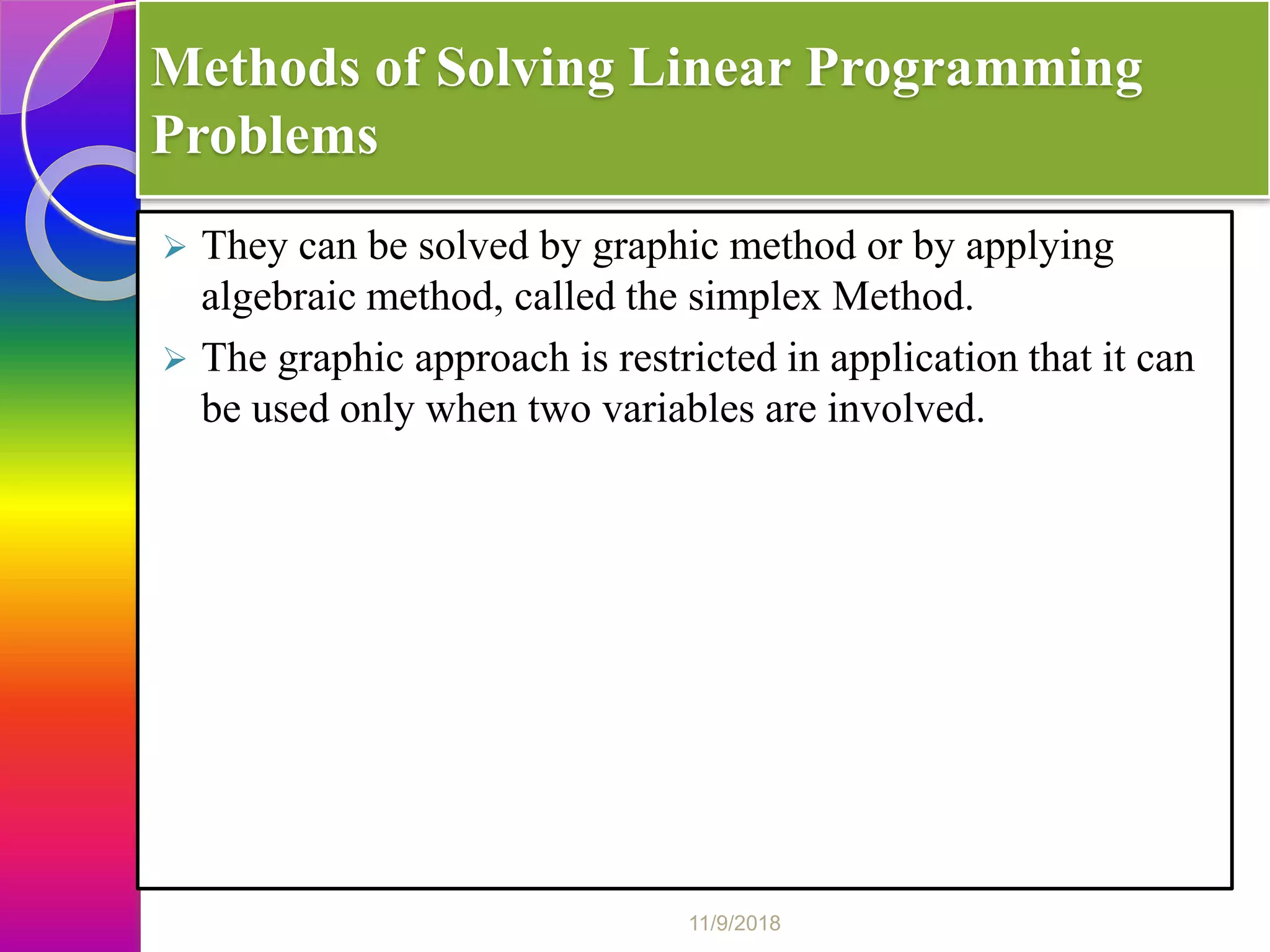 Operation research ppt chapter two mitku | PPTX