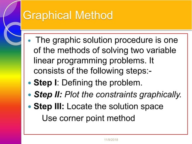Operation research ppt chapter two mitku | PPTX