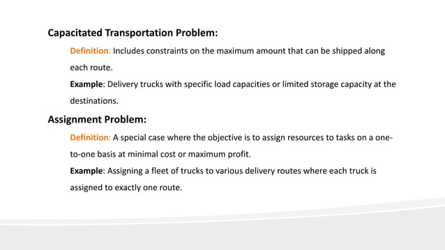 Full ready presentation on Transportation Problem | PPT