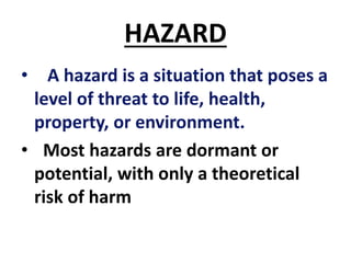 OPERATION ROOM HAZARDS | PPTX