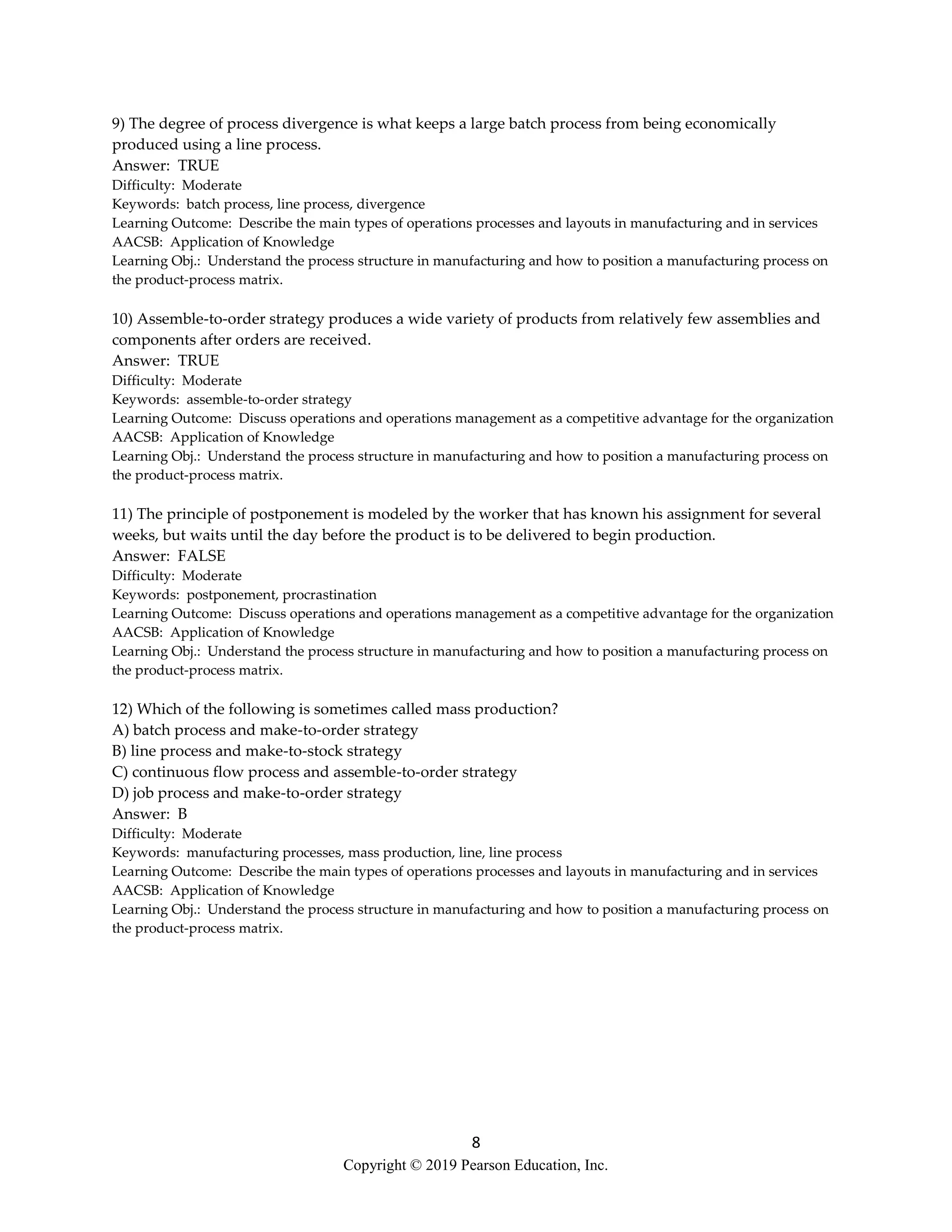 Operations Management Processes and Supply Chains 12th Edition ...