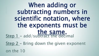 Operations of-scientific-notation (Kyle Balais) | PPTX
