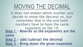 Operations of-scientific-notation (Kyle Balais) | PPTX