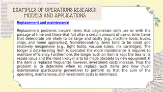 Operations-research in quantitative math | PPTX