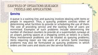 Operations-research in quantitative math | PPTX