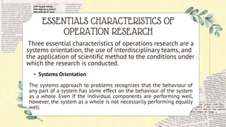 Operations-research in quantitative math | PPTX